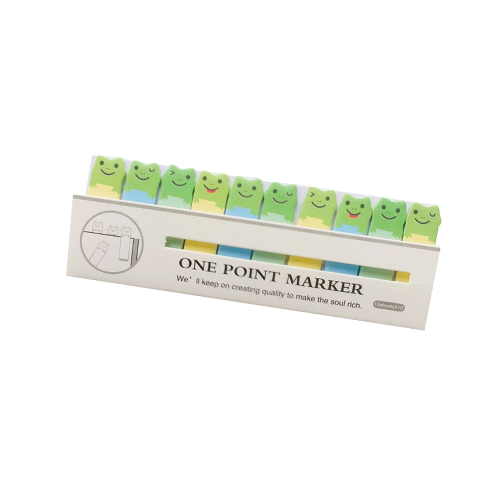 1X Creative Sticky Note Clearance! Nomeni Mini Cartoon Animals Sit in A ...