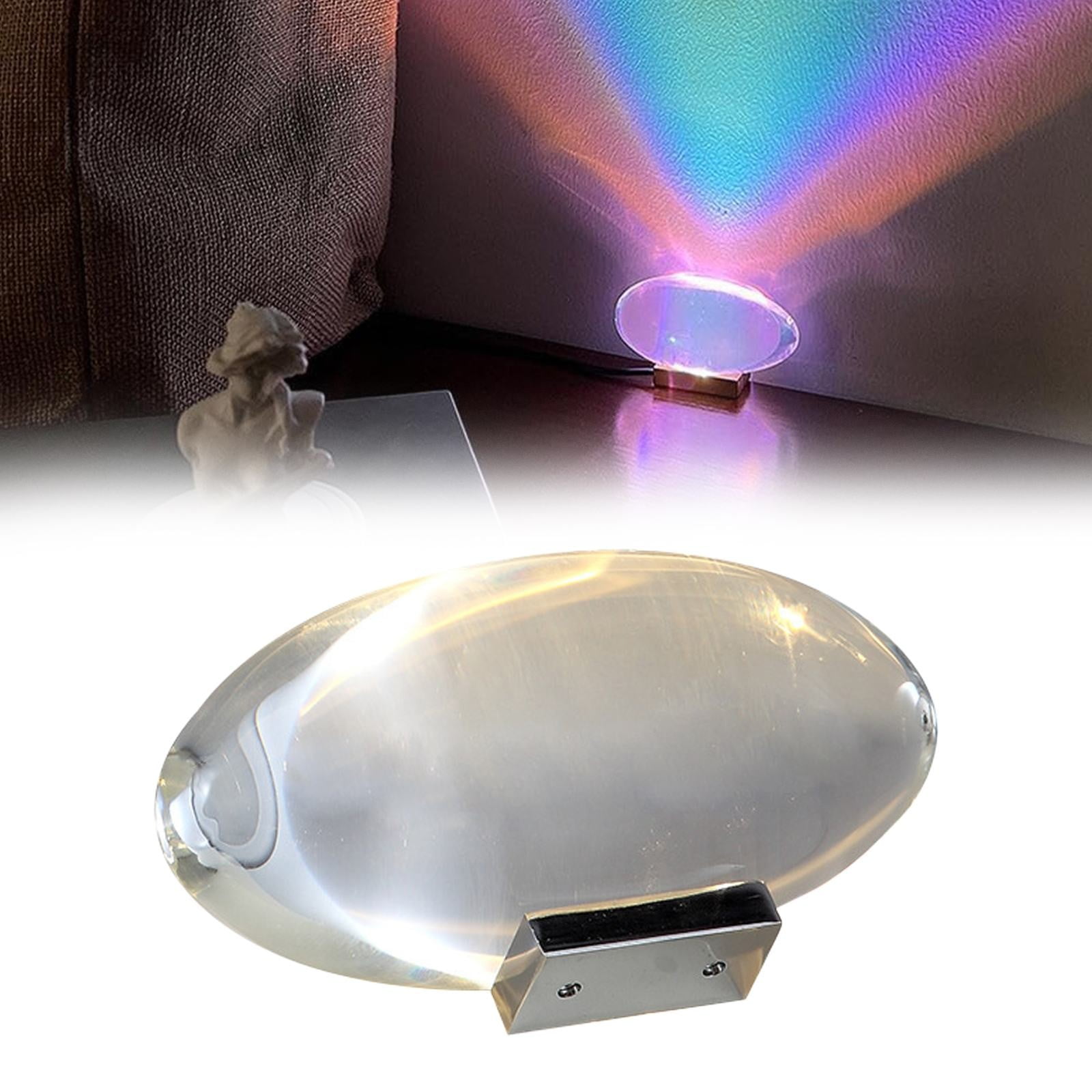 1X Crystal Lamp Angel Projection Night Light Colorful Lamp Sunset Table ...
