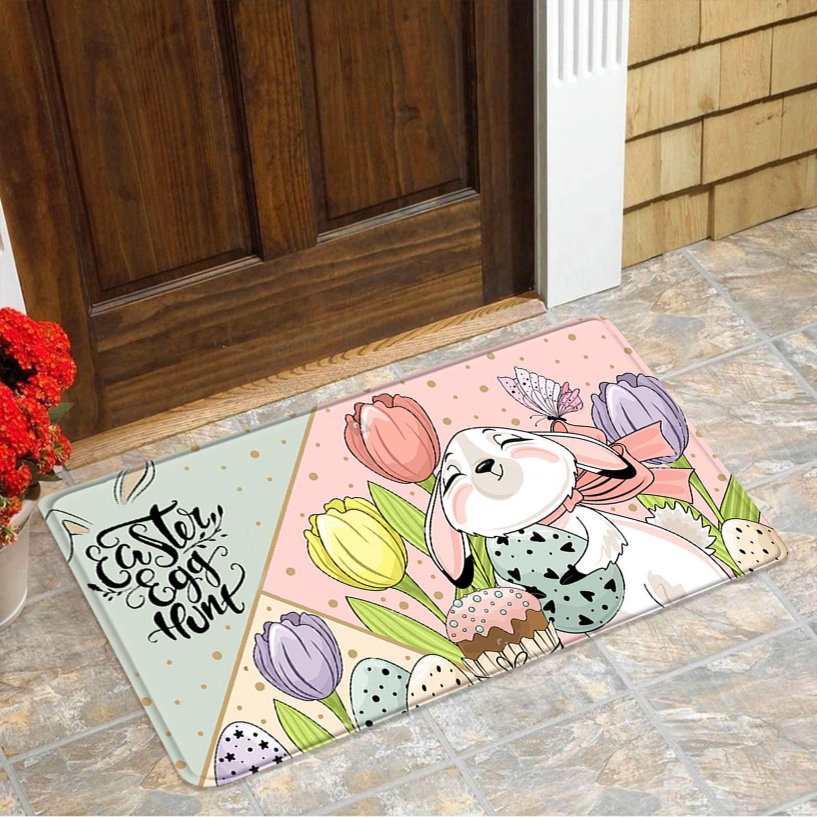 1X Doormat Clearance! Easter Doormat Indoor Welcome Door Mat Non Slip ...