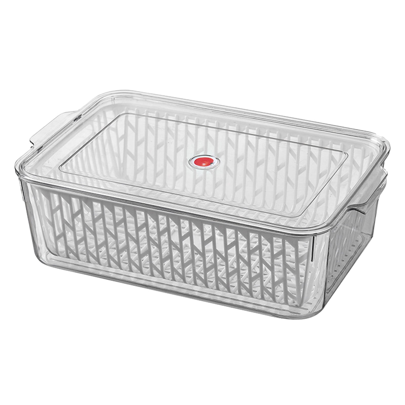 1X Drain Basket and Fresh-Keeping Box Clearance! Refrigerator Storage ...