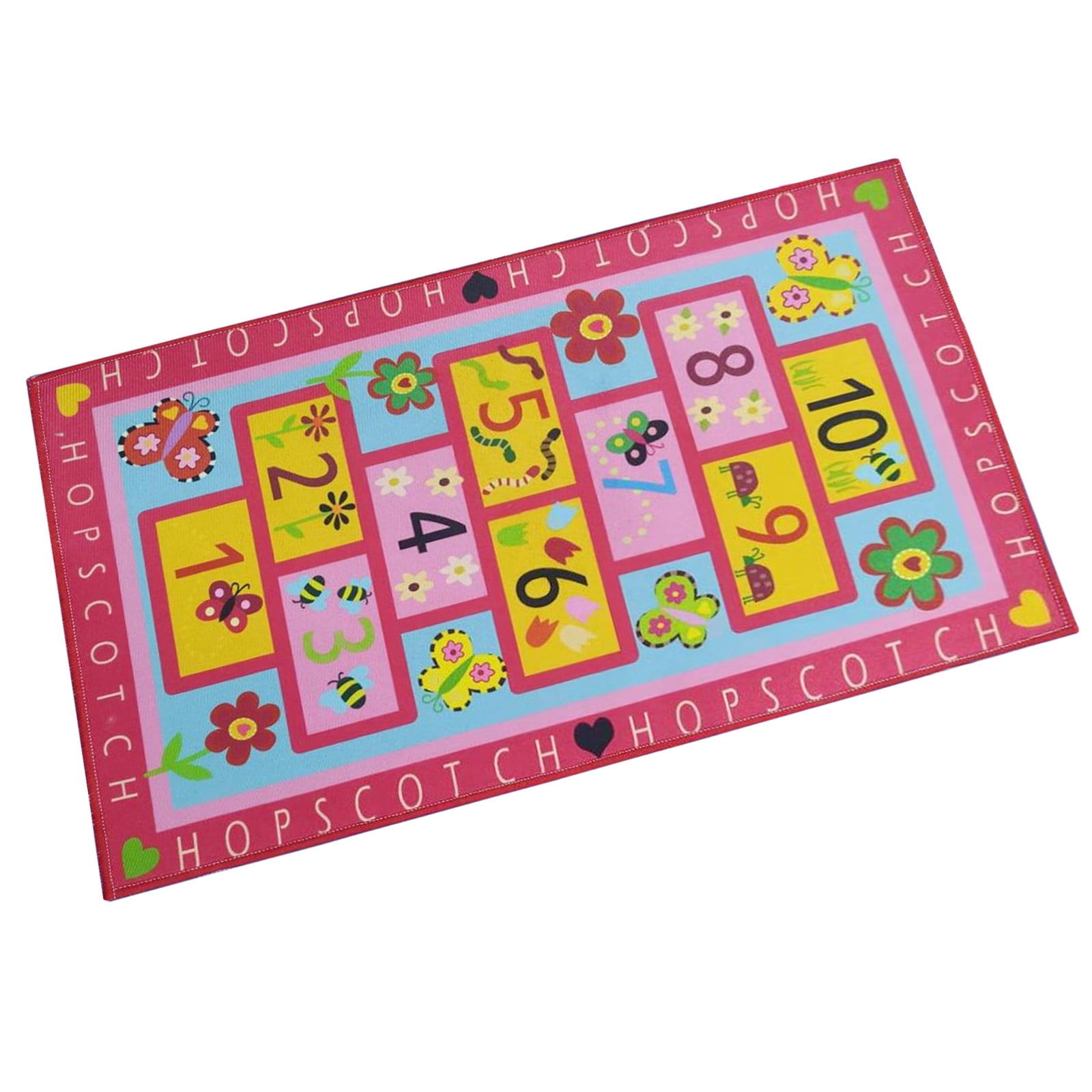 1X Floor Mat Lovely Jumping House Carpet Slip Mat Children Play ...
