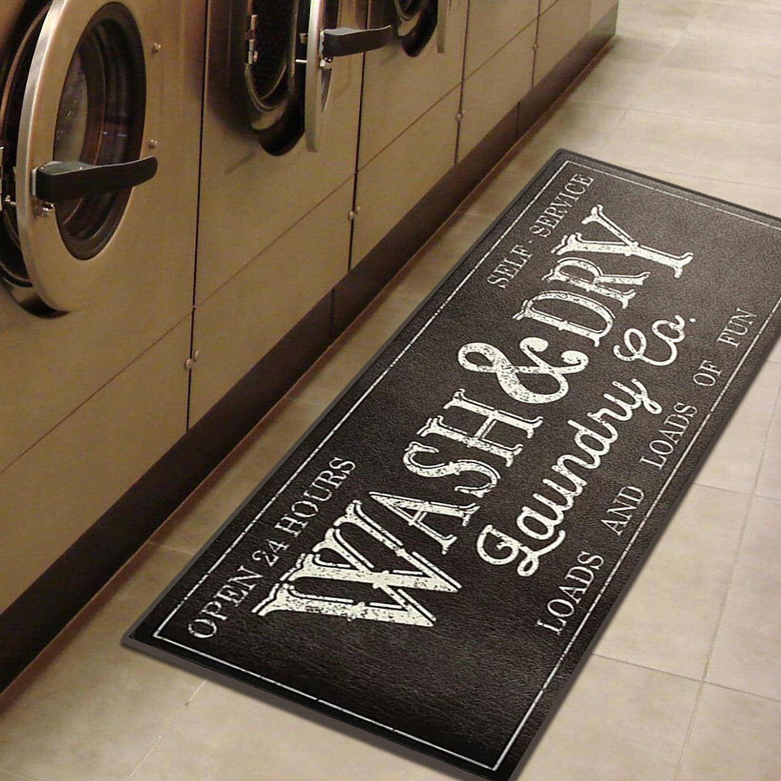 1X Floor Mat Room Laundry Kitchen Laundry -Slip Carpet Mats Room Floor ...