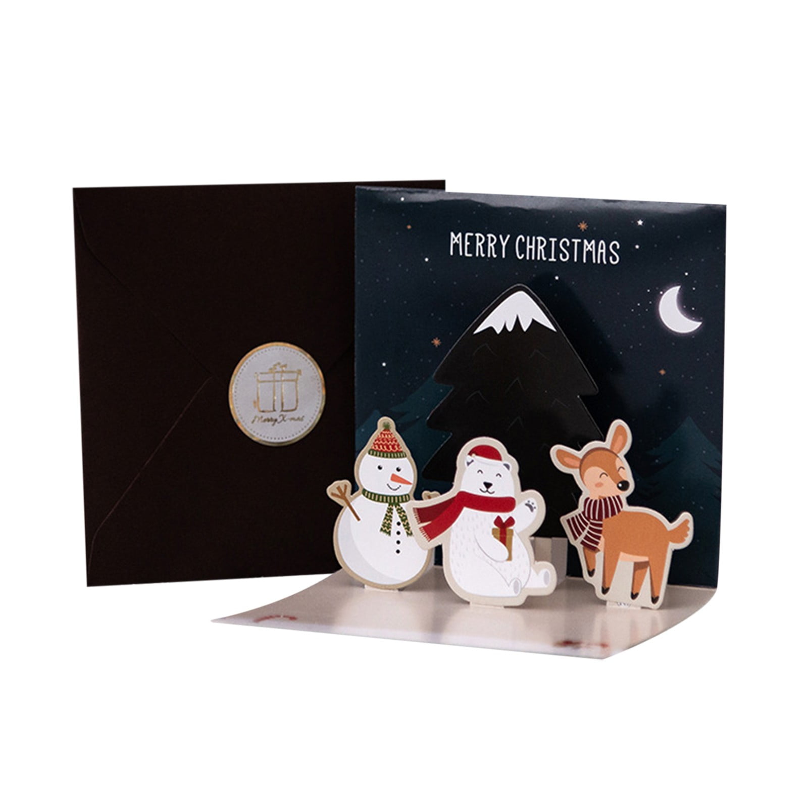 1X Greeting Card, 1X Envelope, 1X Sticker Clearance! Nomeni 3D Stereo ...