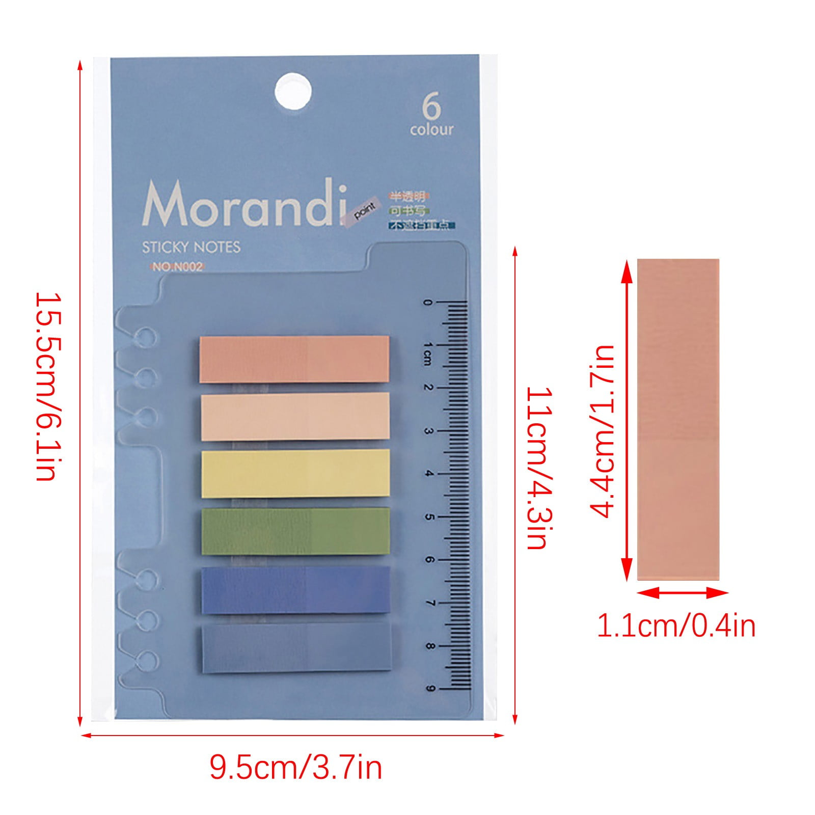 (1X Label) Post-It Notes Clearance Plertrvy Sticky Labels Page Markers ...