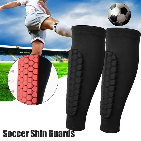 1X Men Football Shin Guards Protective Soccer Pads Basketball Leg ...