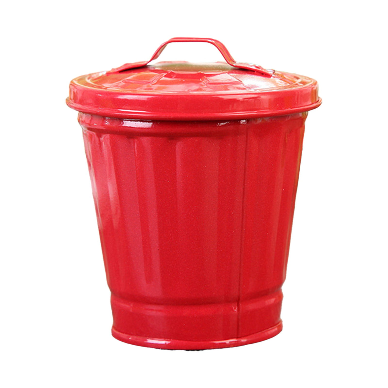 1X Mini Trash Can - Cute Trash Can Creative with Lid Living Room ...