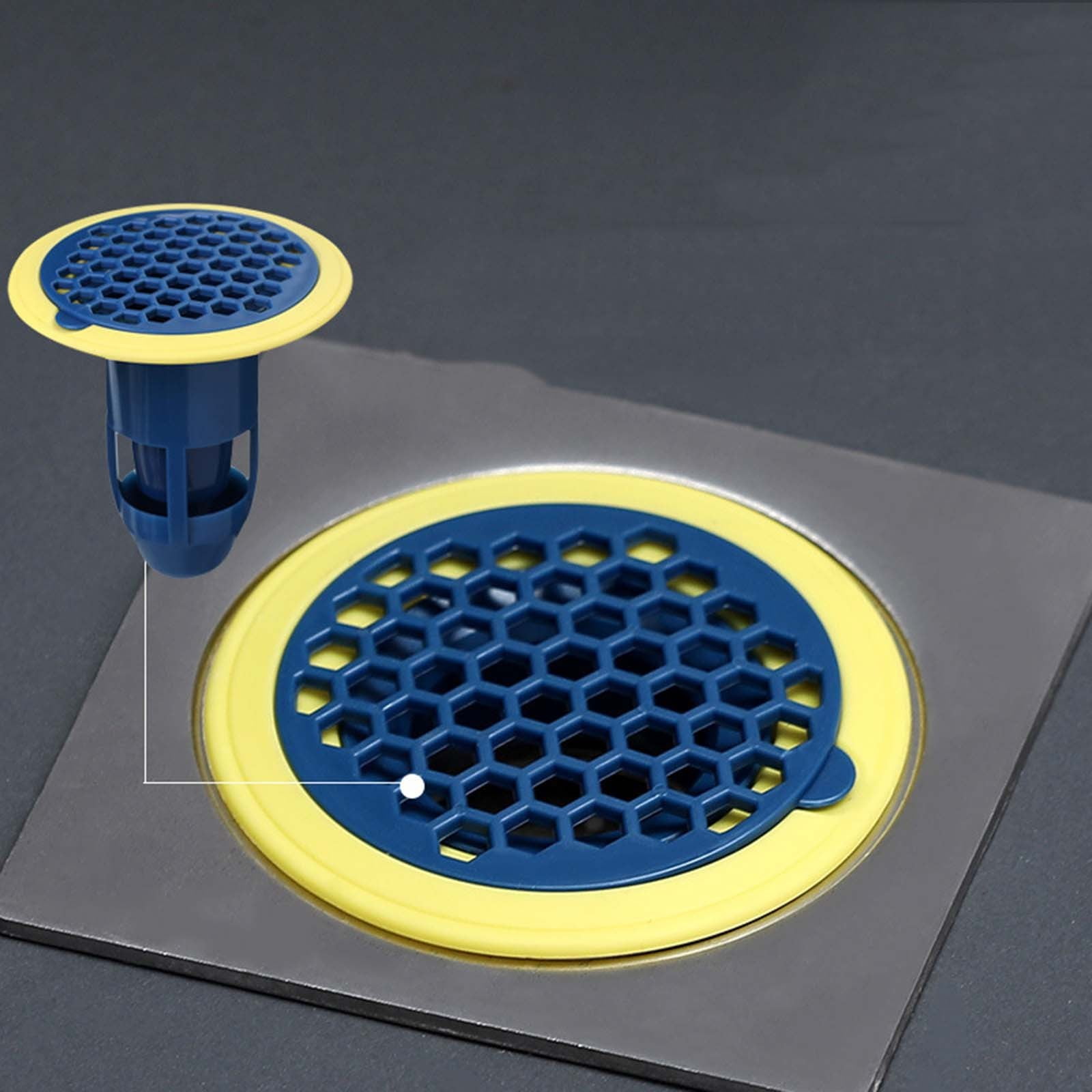 1X Odor-Proof Floor Drain Floor Sleeve One Way Drain Sewer Core Toilet ...