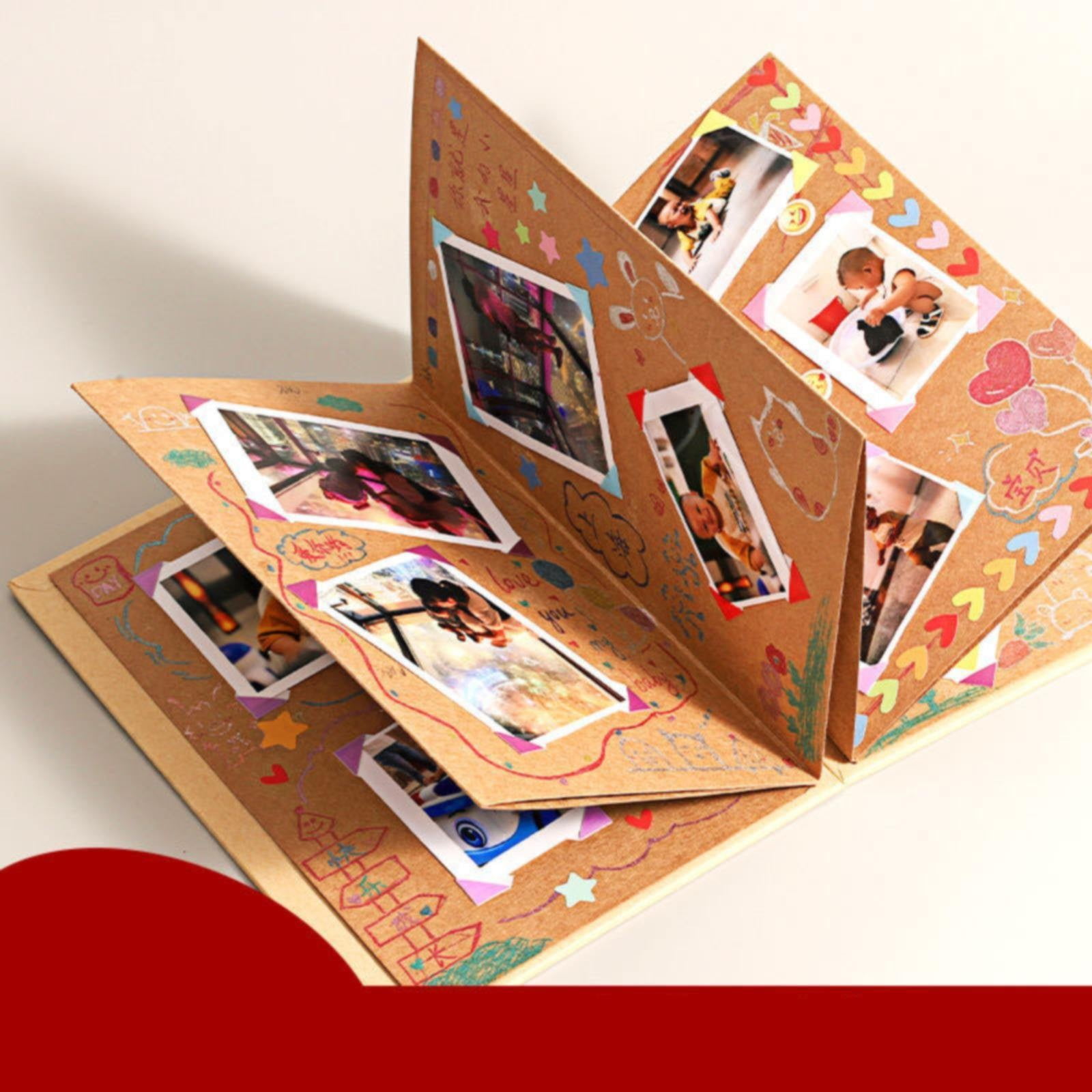 1X Photo Album Clearance! Clipbook Album Diy Photo Collection in Four ...