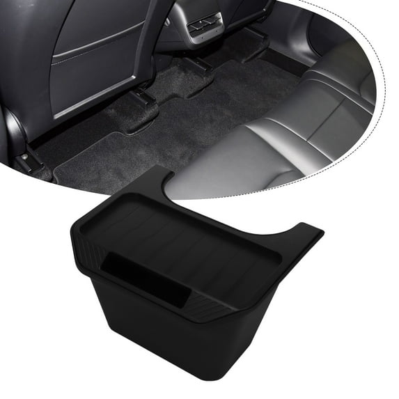 1X Rear Center Console Tpe Storage Box With Tray For Tesla For Model Y ...