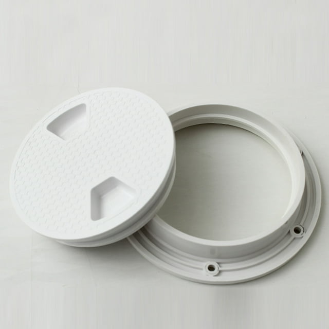 1X Round Access Hatch Cover Lid Deck Plate Anti-slip Panel Boat ...