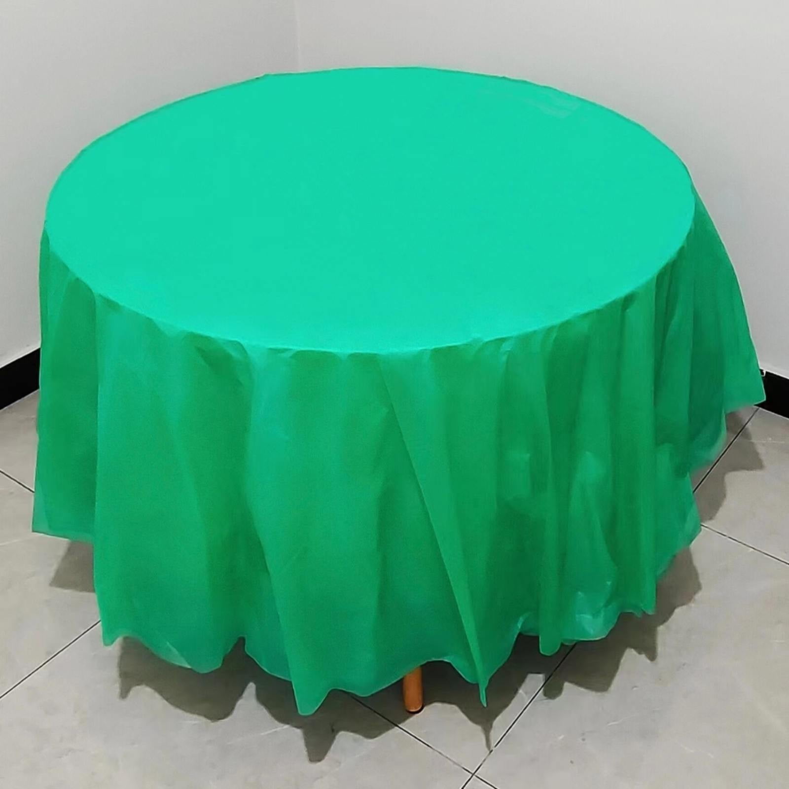 1X Round Table Set Clearance! 1 Pack of Circular Tablecloths 84 Inches ...
