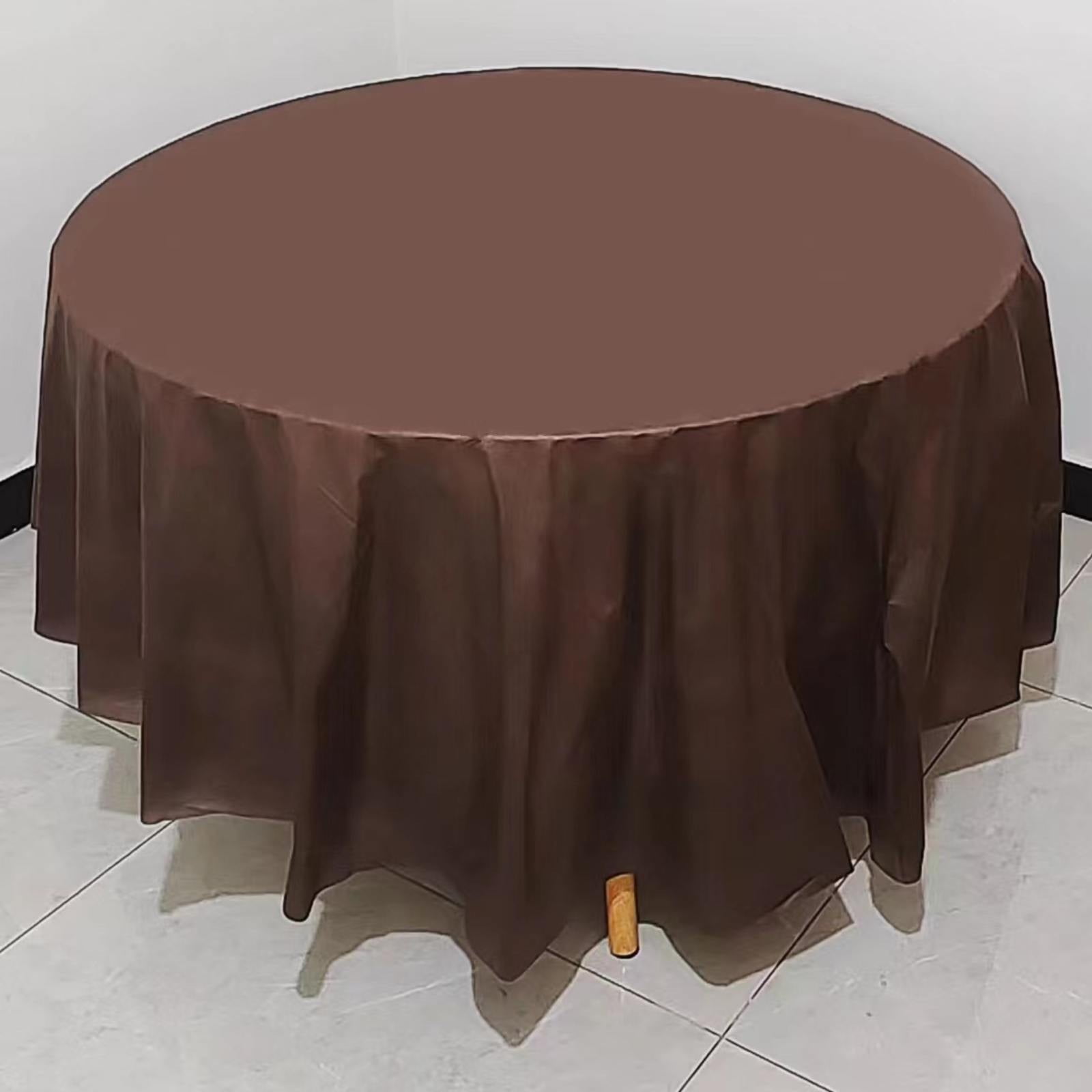 1X Round Table Set Clearance! 1 Pack of Circular Tablecloths 84 Inches ...