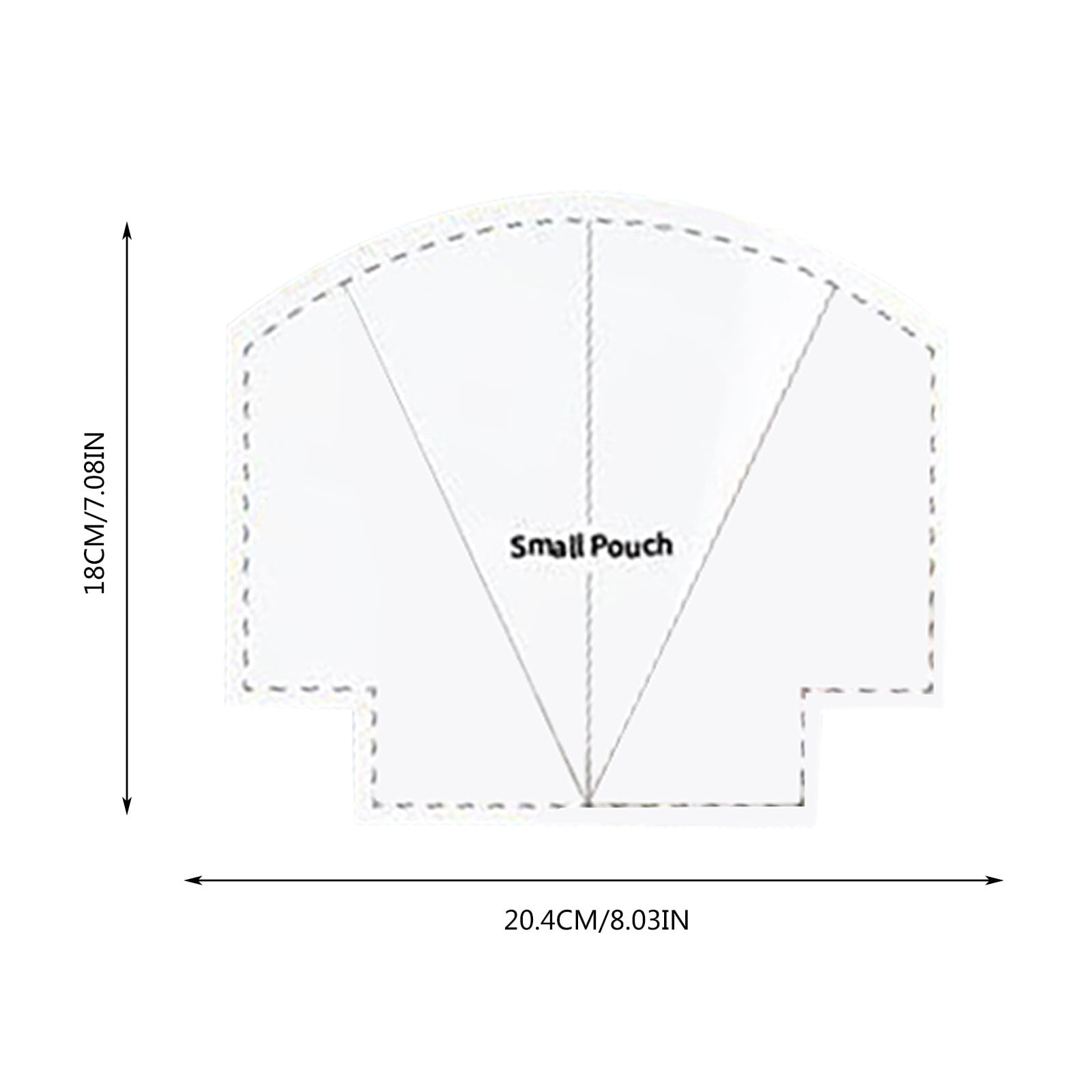 1X Ruler Woven Spiral Storage Basket Tool Ruler Patchwork Ruler Acrylic ...