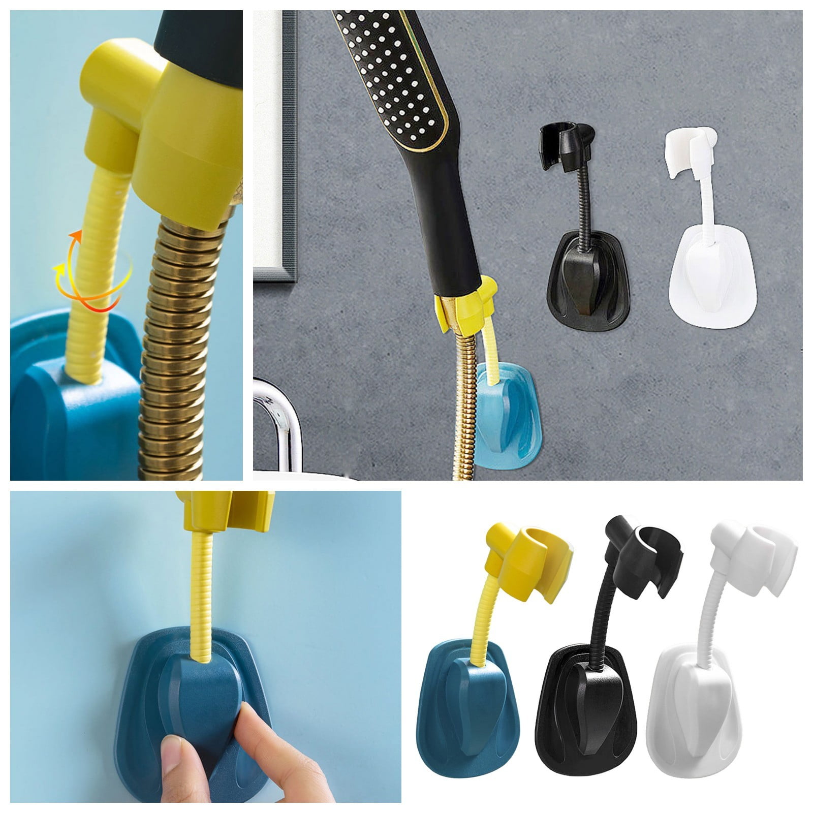1X Shower Bracket Shower Holder Universal Shaking Head Bathroom ...
