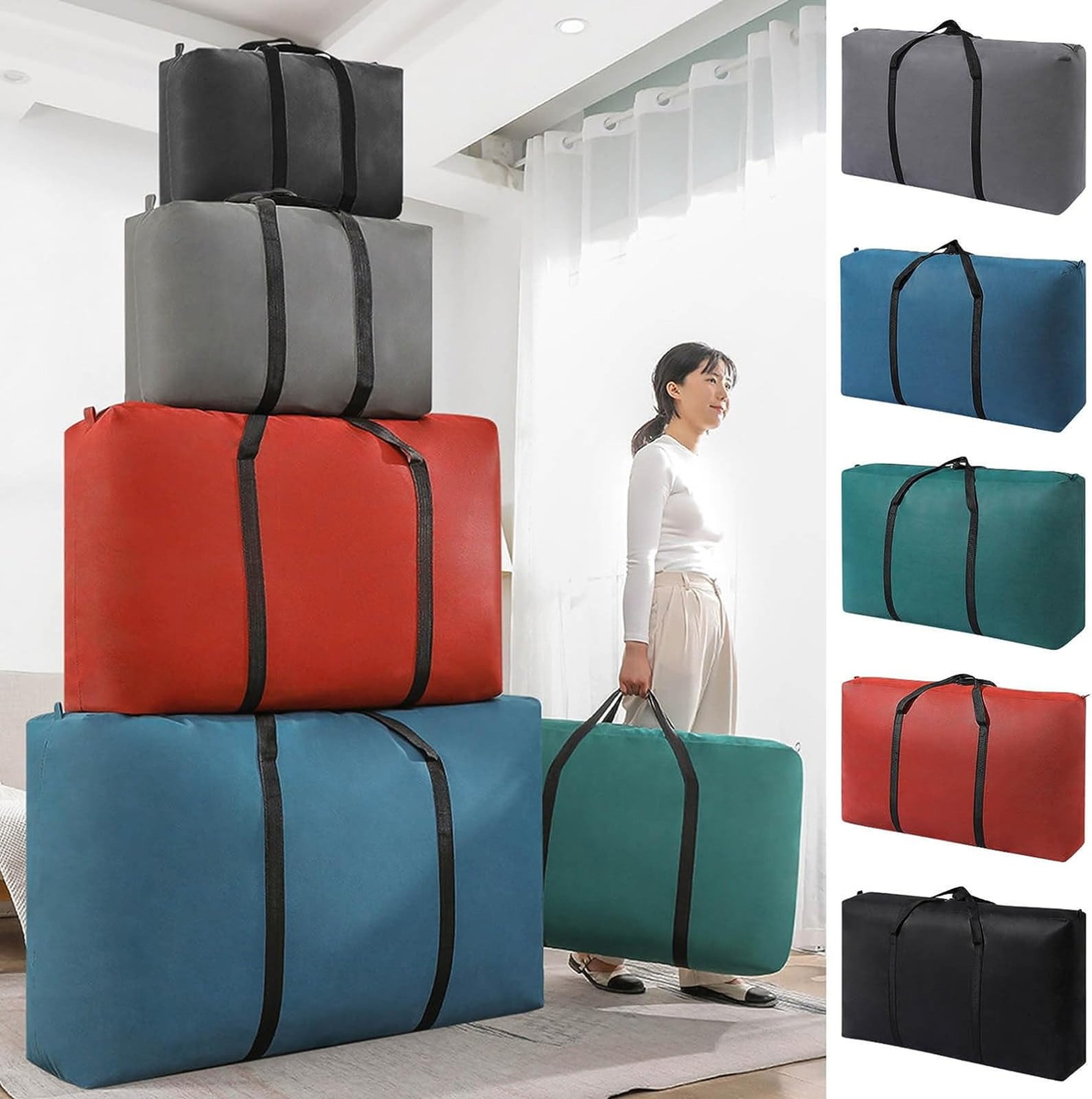 1X Storage Bag Extra Large Duffel Storage Bag Heavy Duty Cloth Storage ...