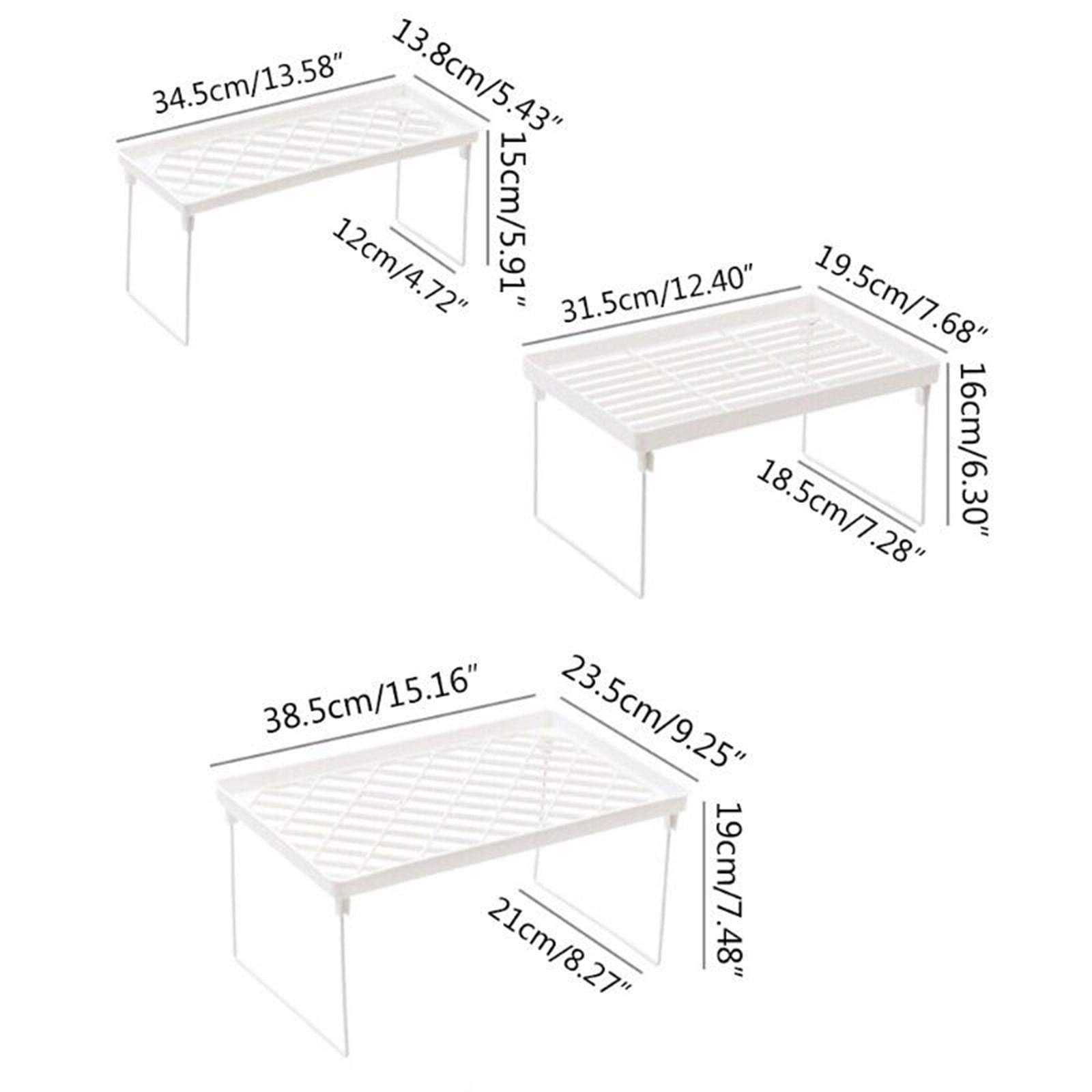 (1X Storage Rack) Shelves Clearance Plertrvy Expandable Stackable ...