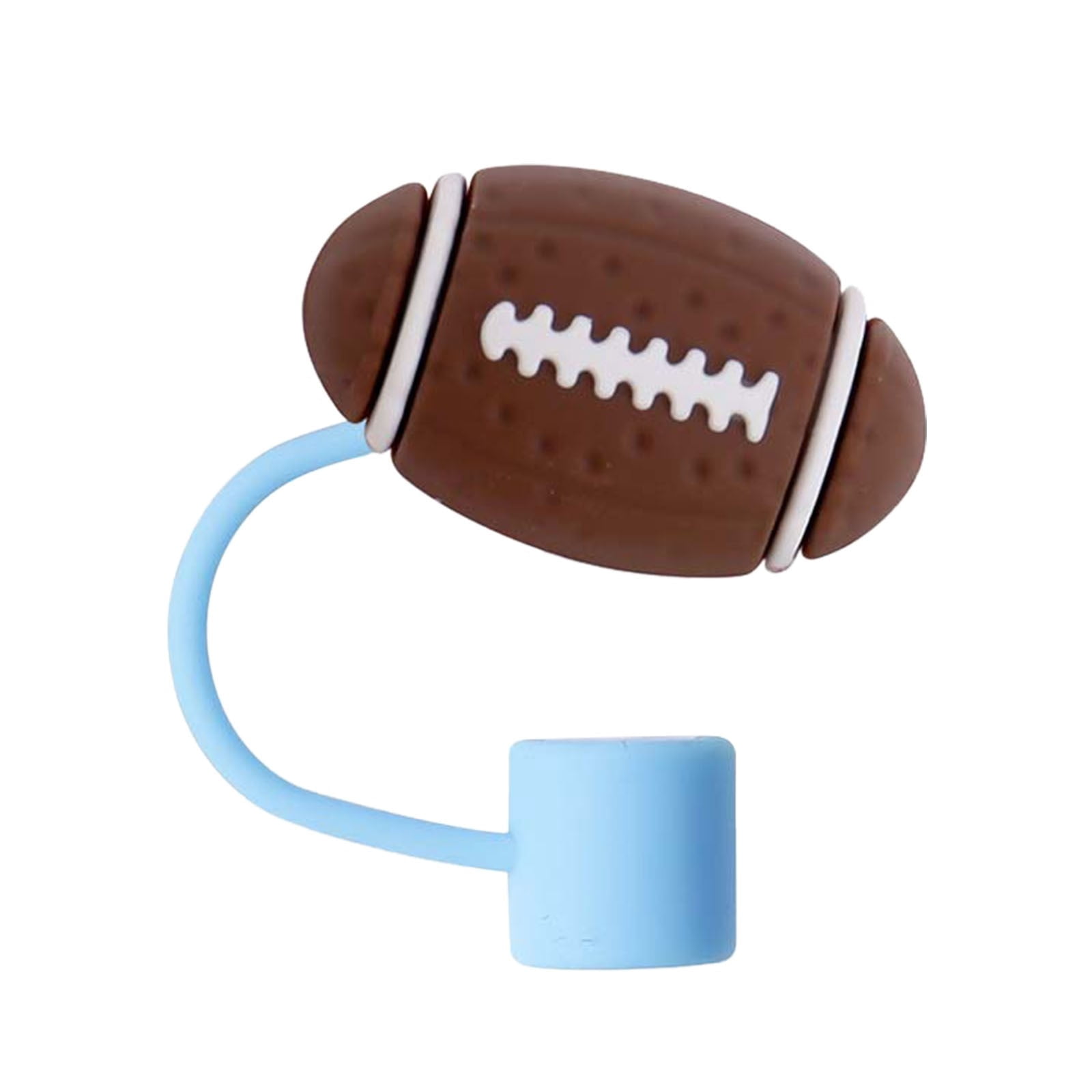 1X Straw Cap,Ice Cup Straw Cap Dust Cap A,Baseball Football Football ...