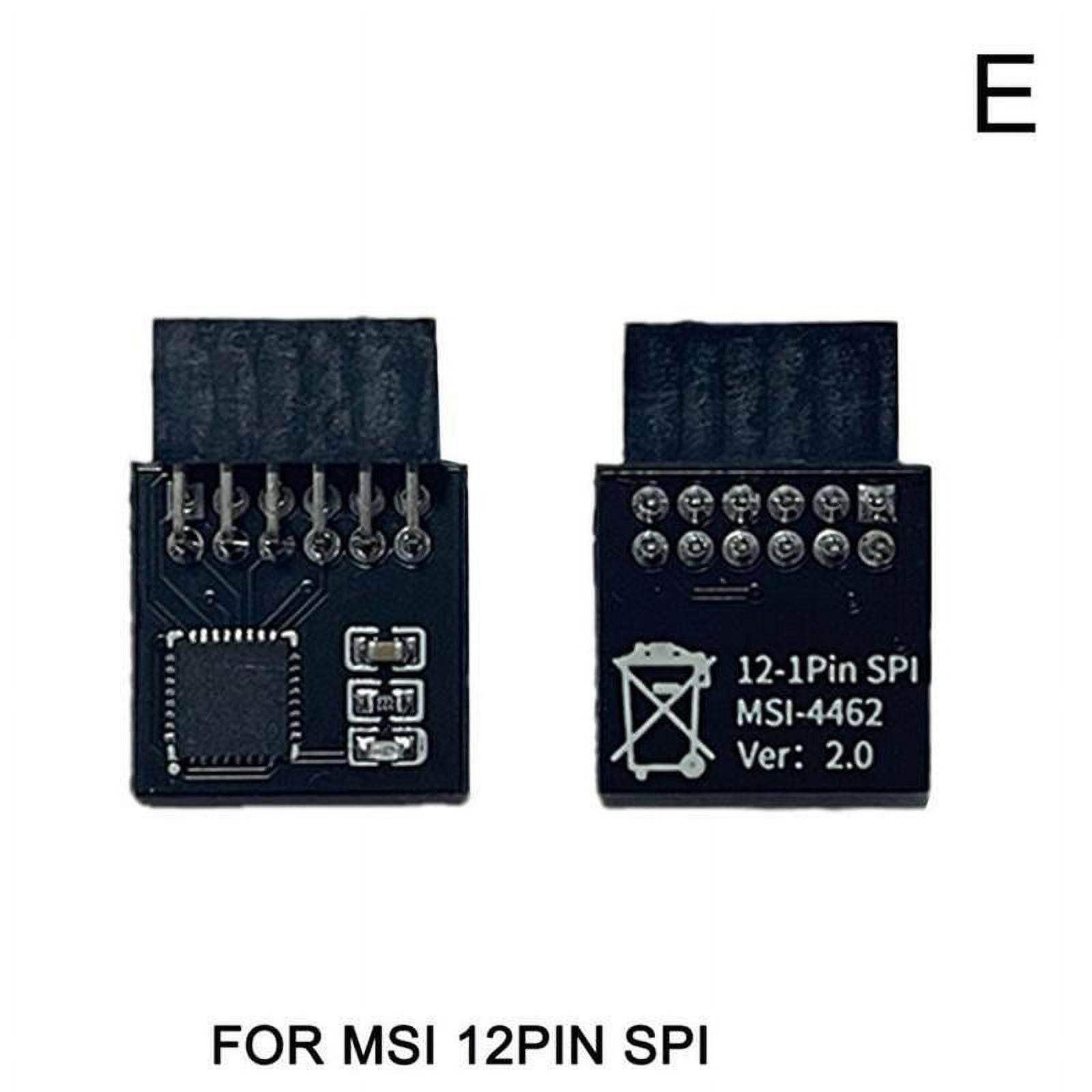 1X TPM2.0 Module Compute Securely bus header Trusted NEW Platform T3J6 ...