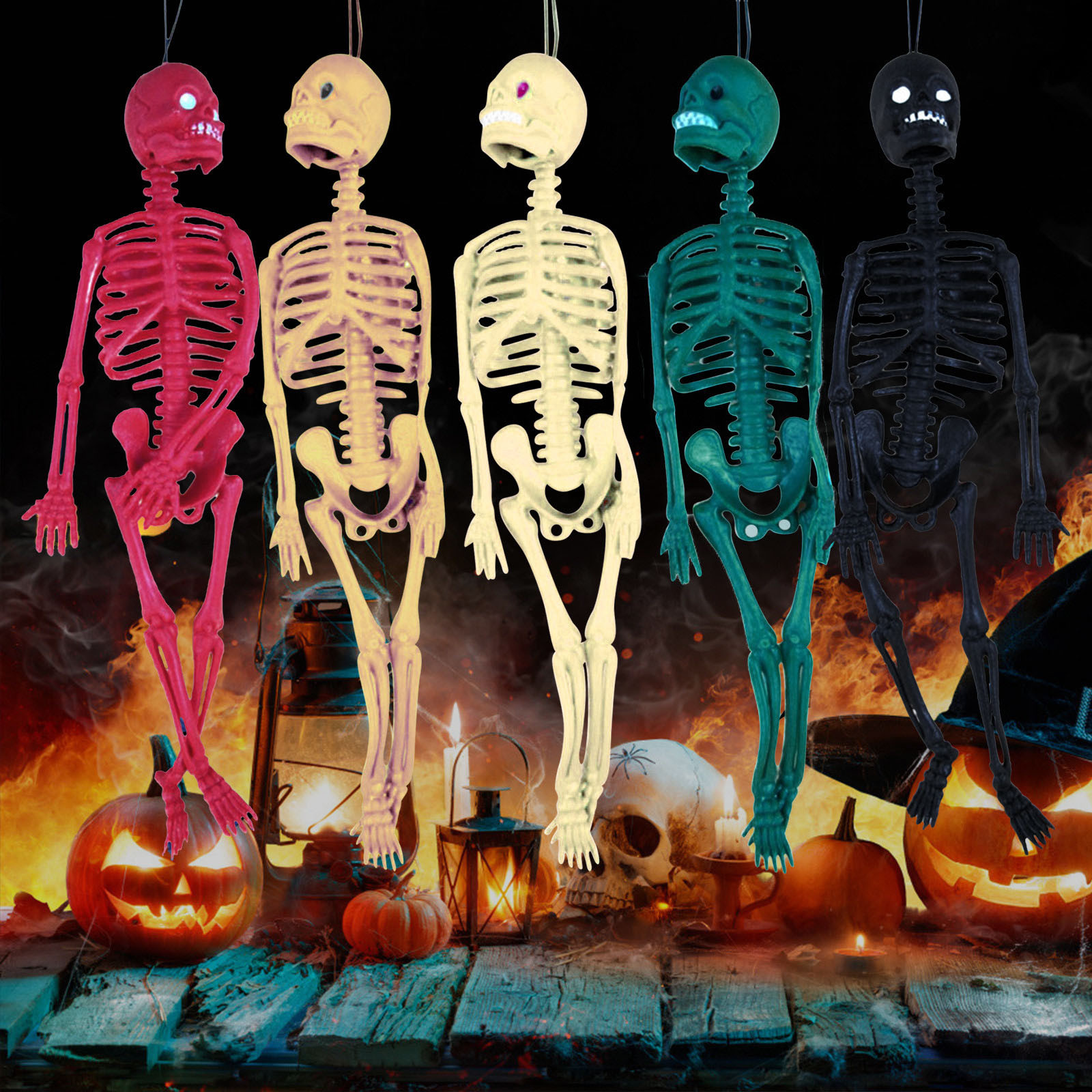 1X Tricky Scary Skeleton Human Skeleton Clearance! Nomeni Halloween ...