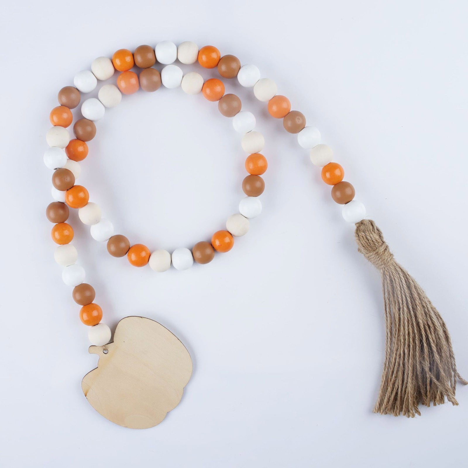 1X Wooden Bead Wall Hanging Promotion Sale! Hemp Rope Tassel Wooden ...
