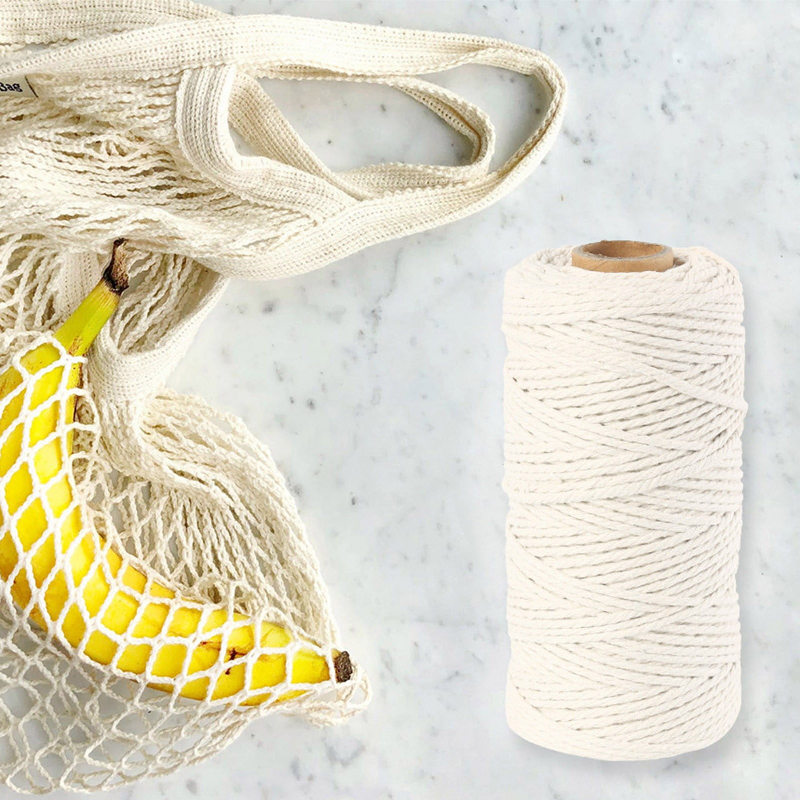 1X Wool Promotion Sale! Cotton Cord Beige Cotton Cord Macrame Rope ...