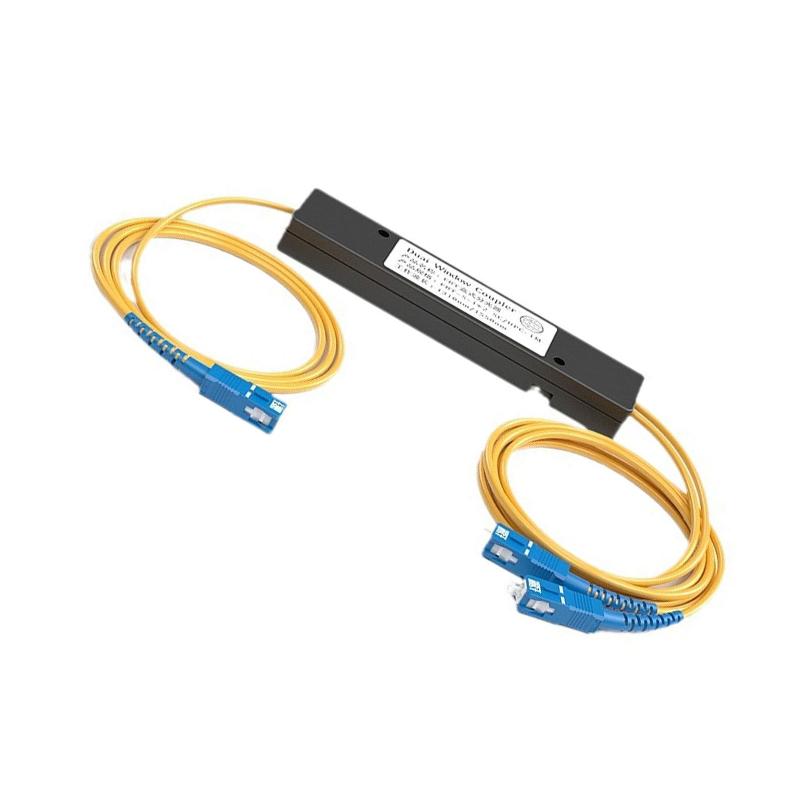 1X2 Singlemode Fiber Optical Splitter Low Insertion Loss Splitter PVC ...