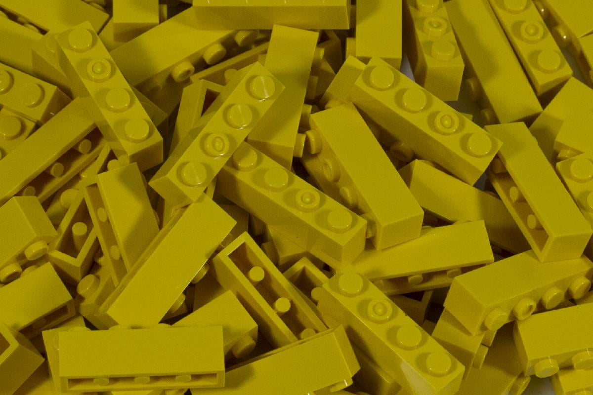 1X4 BRICKS YELLOW 100 PACK - Walmart.com