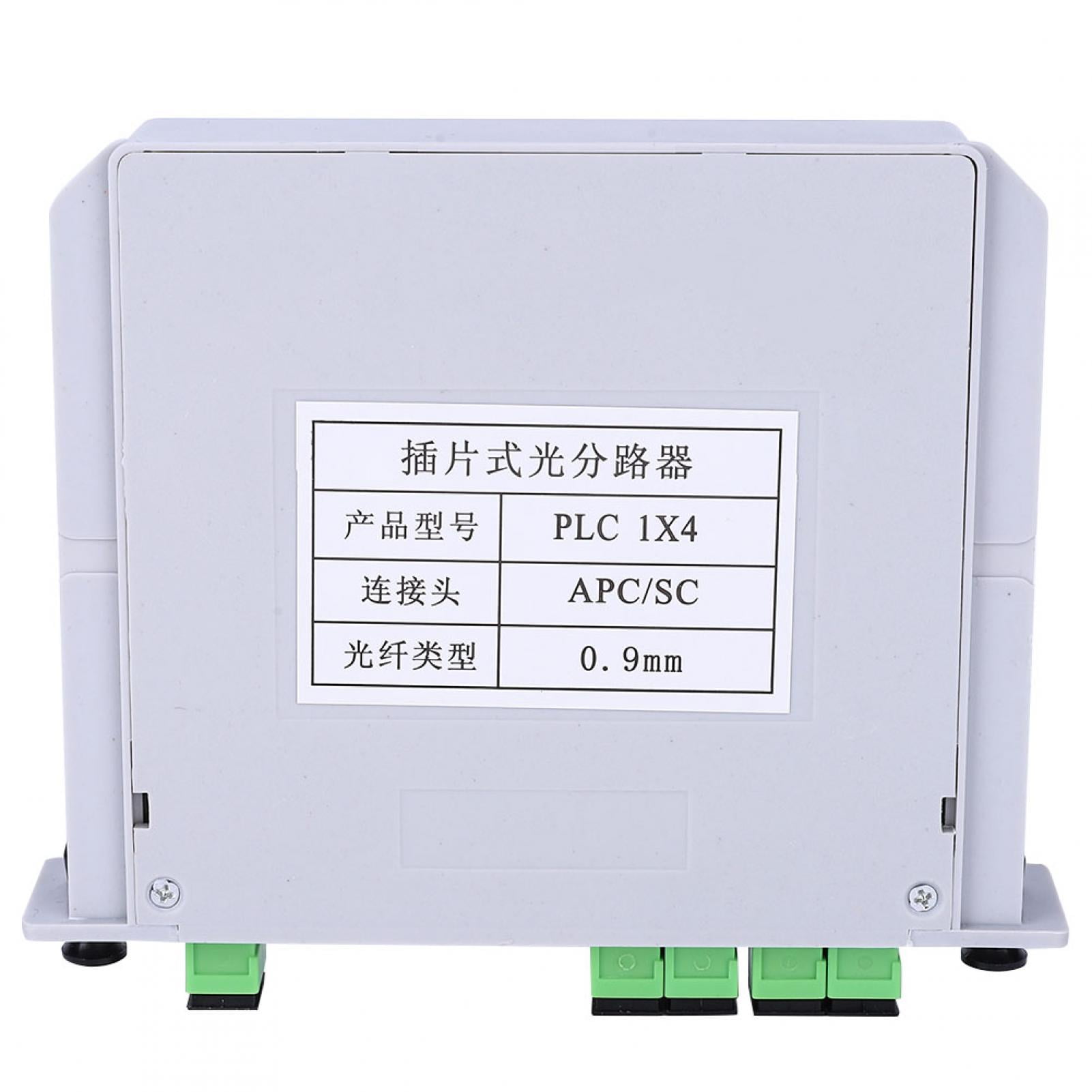 1X4 Blade Optical Splitter SC APC Single Mode PLC Optic Fiber Splitter ...
