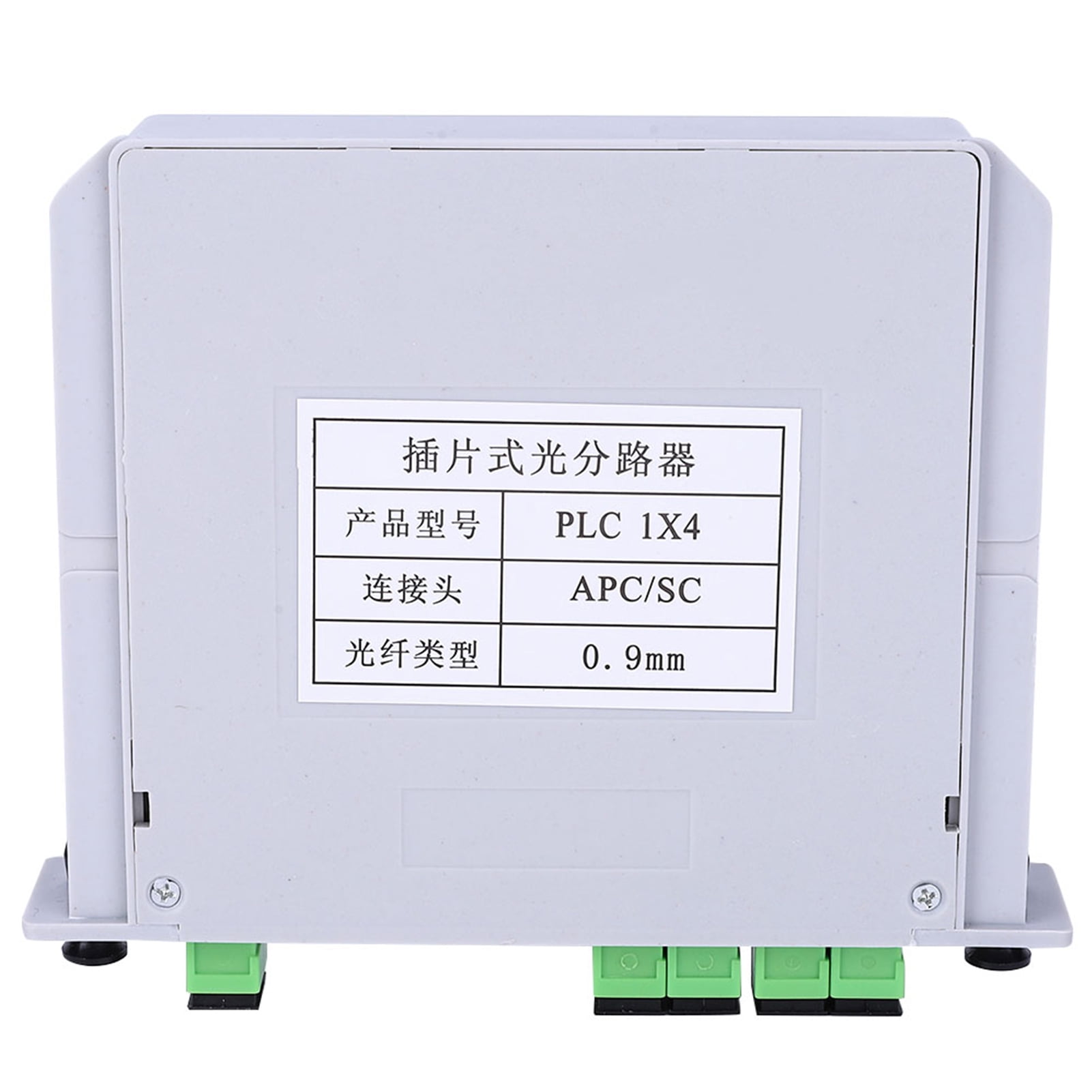 1X4 Blade Optical Splitter SC APC Single Mode PLC Optic Fiber Splitter ...
