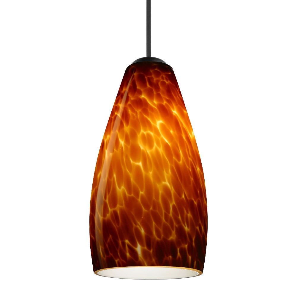 1XT-719818-LED-BK Besa Lighting Karli-One Light Cord Pendant with Flat ...