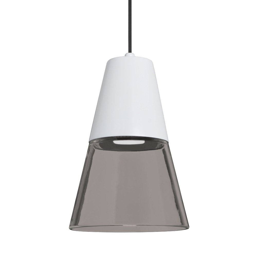 1XT-TIMO6WS-LED-BK-Besa Lighting-Timo 6-7W 1 LED Cord Pendant-6 Inches ...
