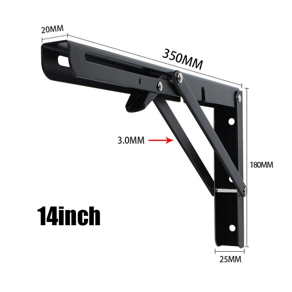 1Xcampervan Folding Bracket Table Shelf Motorhome Caravan Finish ...