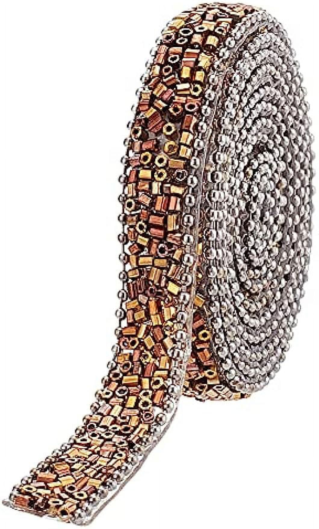 1Yard Rhinestone Hotfix Ribbon 0.39 Inch Wide Trimming Applique Sewing ...