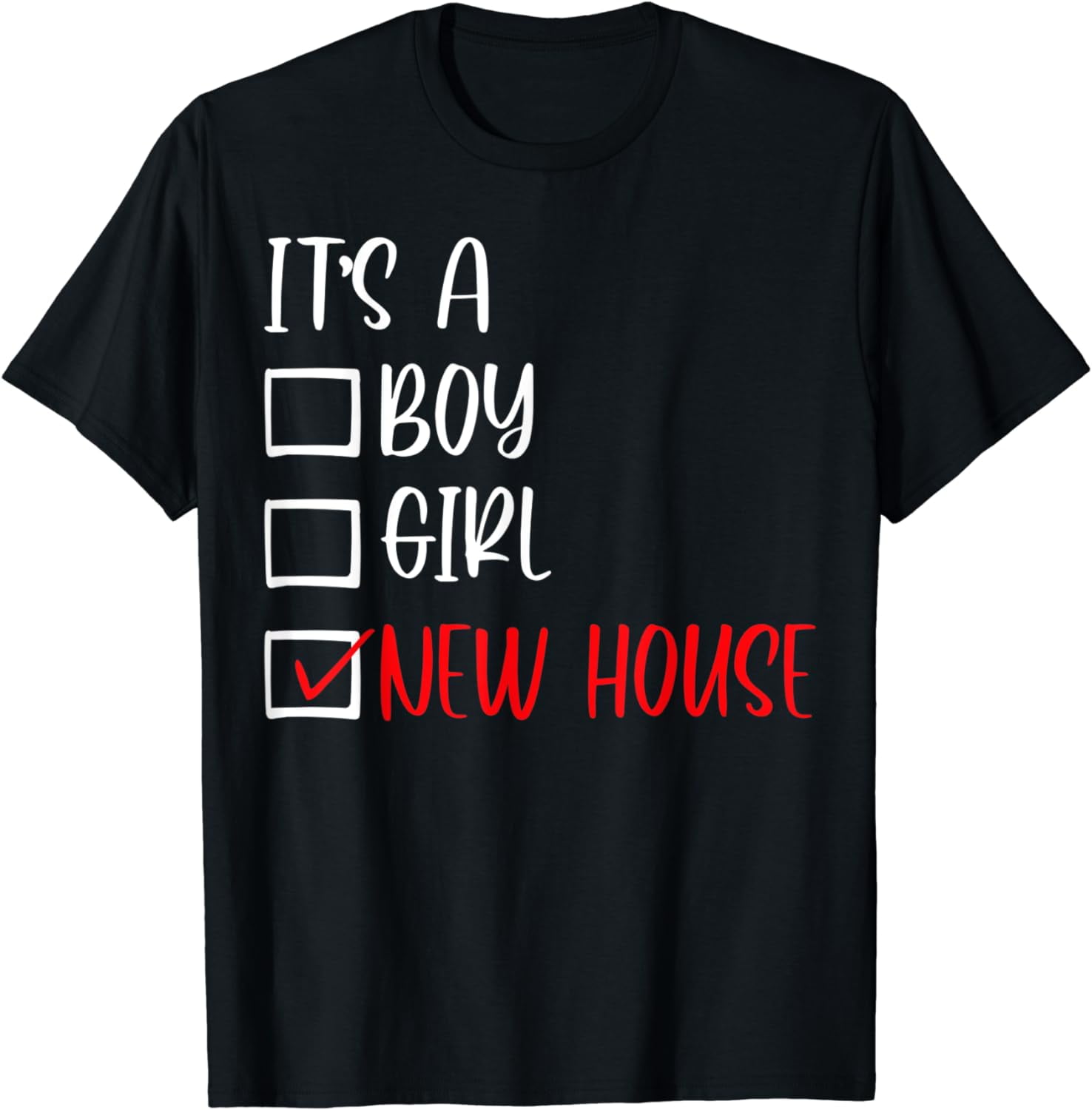 1ZLx New House Homeowner Announcement Housewarming Party T-Shirt ...
