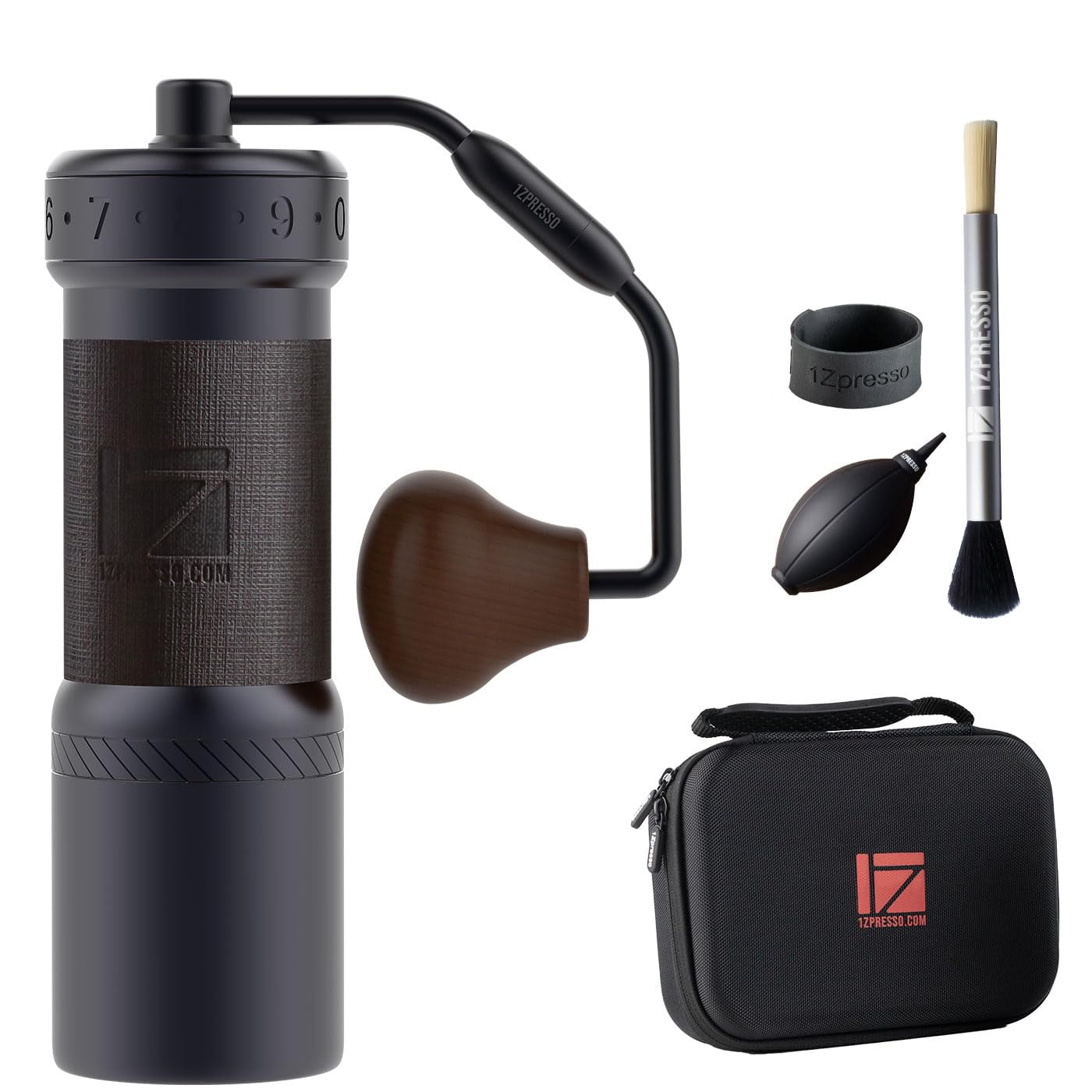 1Zpresso K-Ultra Manual Coffee Grinder Iron Gray with Carrying Case ...