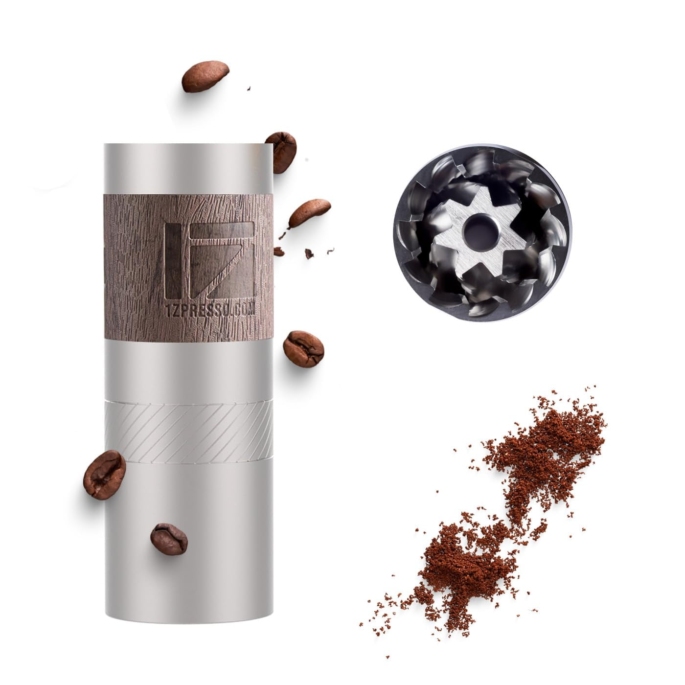 1Zpresso Q Manual Coffee Grinder with Stainless Steel Conical Burr ...
