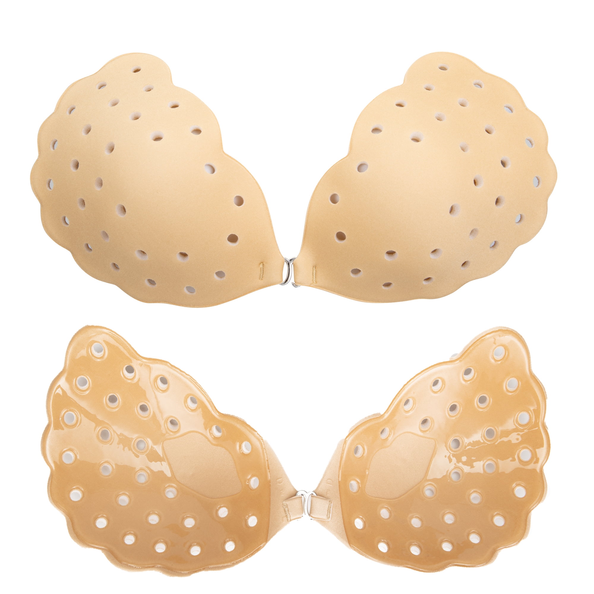 Women Sticker Bra Invisible Silicone Breast Pads Lift Up Boob Nipple ...