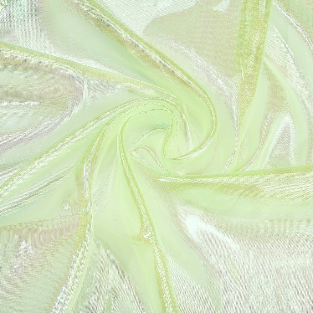 1bag 5 Yards Green Gradient Organza Lace Fabric Iridescent Holographic Gauze Fabric Gradient ...