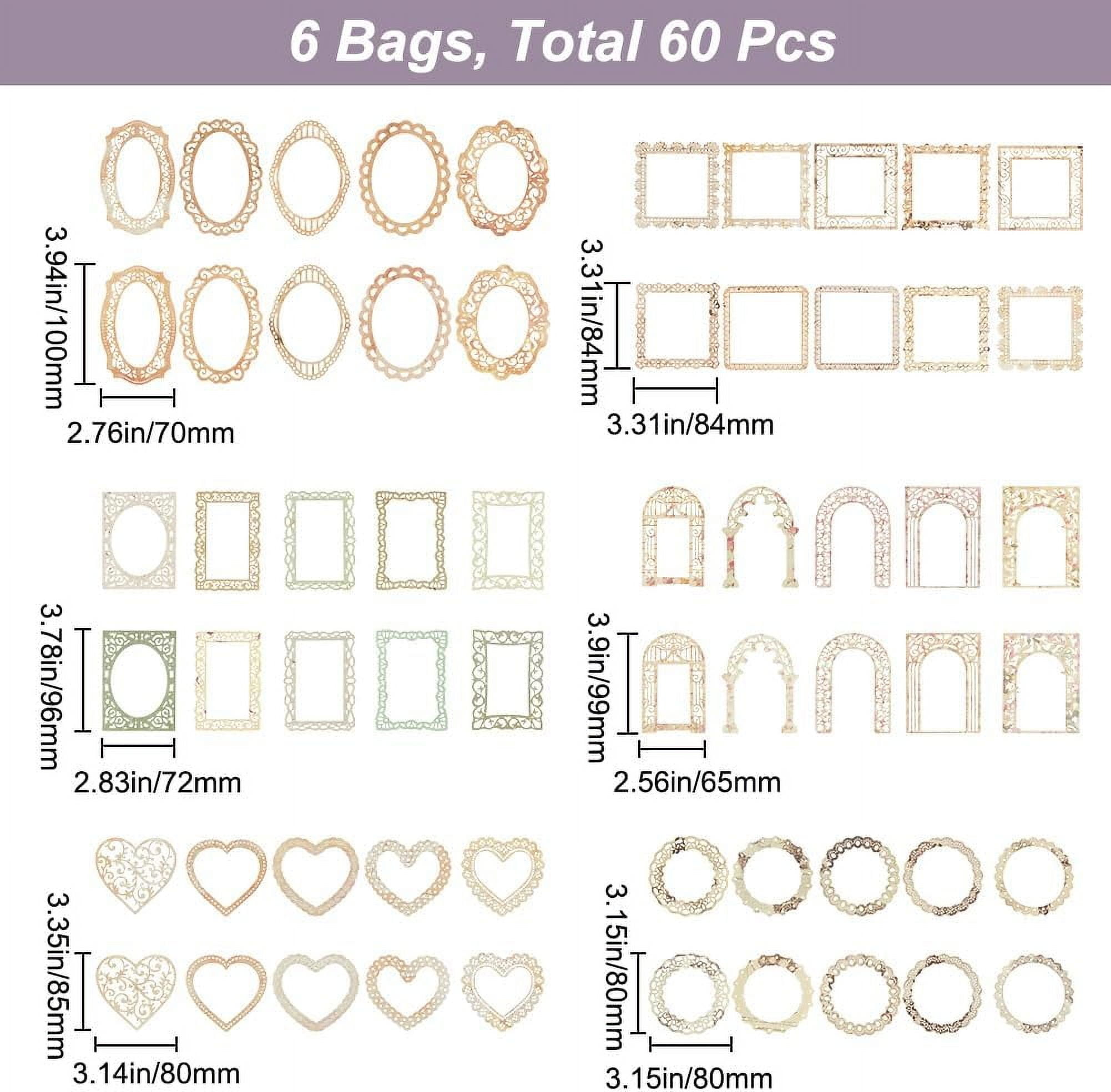 1bag 6 sets 6 styles Hollow Scrapbook Paper Pads for Album Scrapbook ...