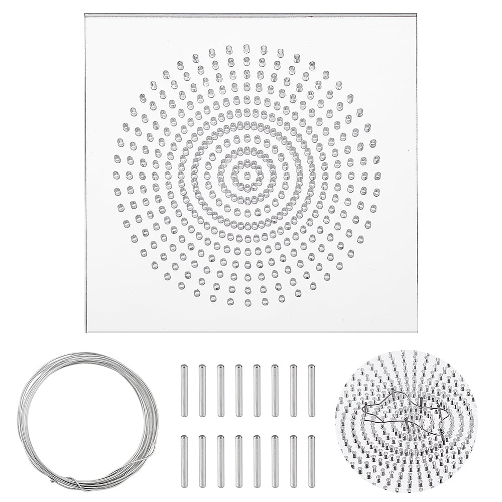 1bag Acrylic Thread Winding Boards Floss Organizer with Steel ...