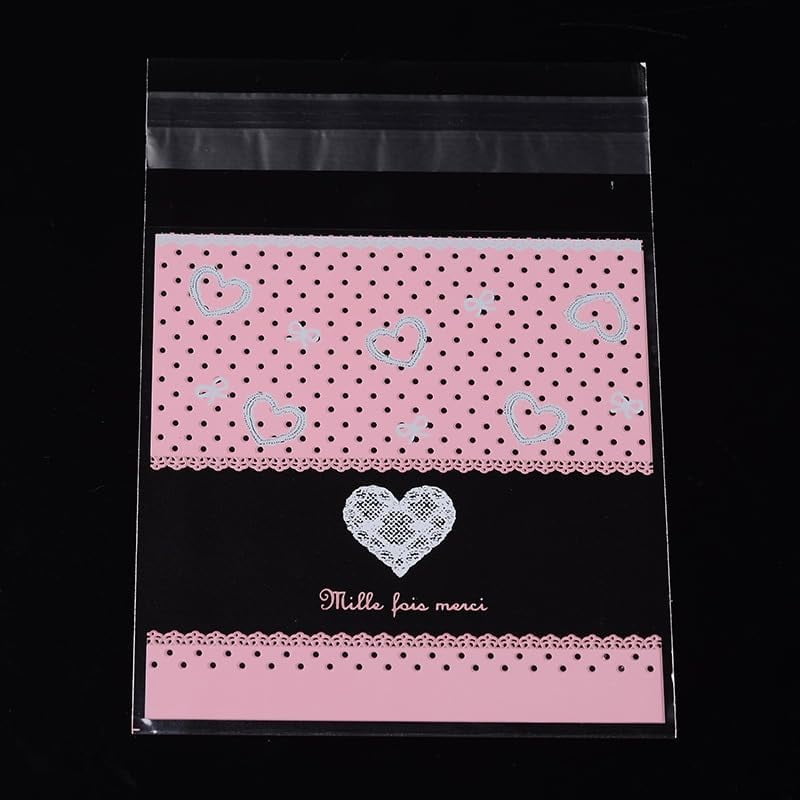 1bag Generic Pink Rectangle OPP Cellophane Gift Wrap Bags 14x9.9cm 95 ...