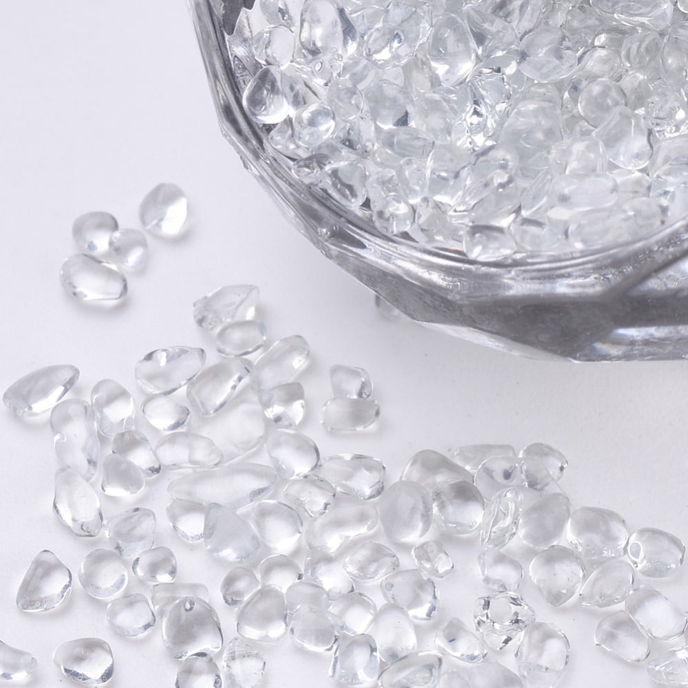 1bag Glass Seed Beads Dyed Transparent Colours For Nail Art Decoration ...
