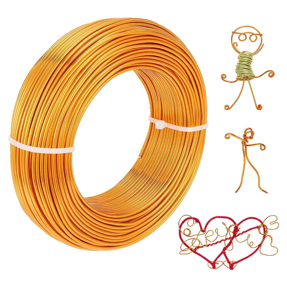 1bag Round Aluminum Wire Bendable Metal Craft Wire Flexible Craft Wire ...