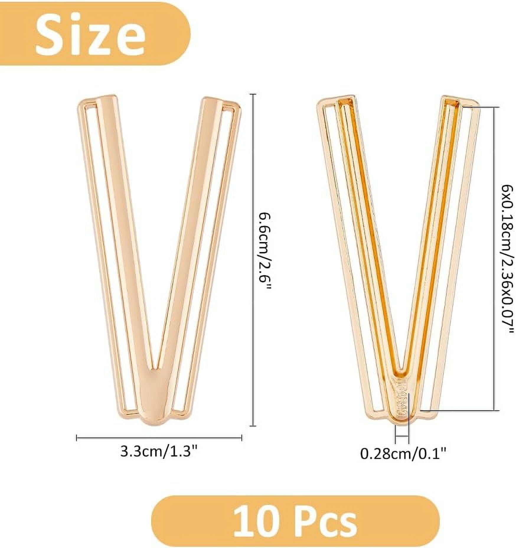 1box 10pcs Alloy Bikini Clips Bra Clasp Replacement Part Lingerie Chest ...