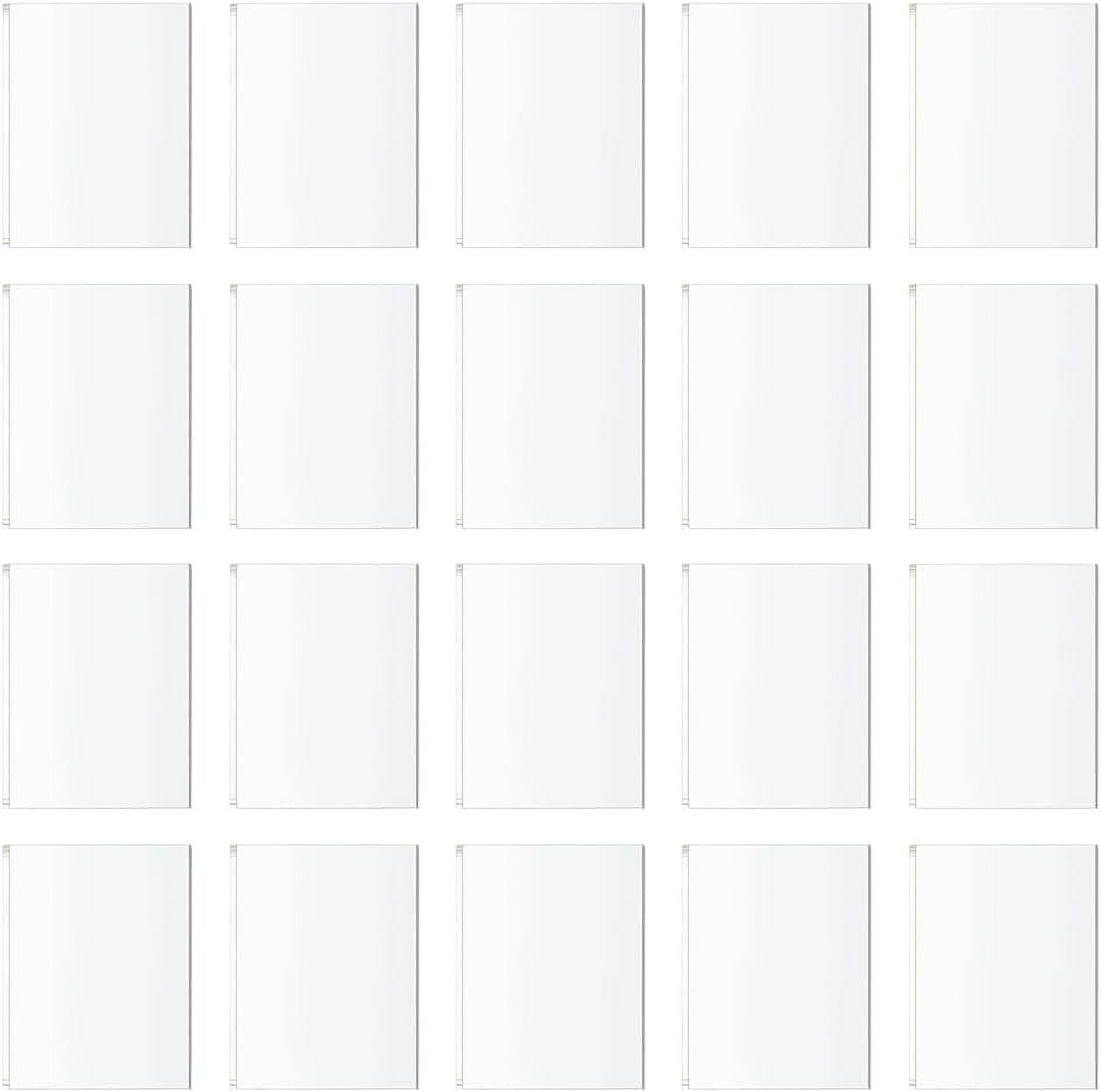 1box 20 pcs 1.6" Clear Square Miniature Bases Acrylic Model Bases ...