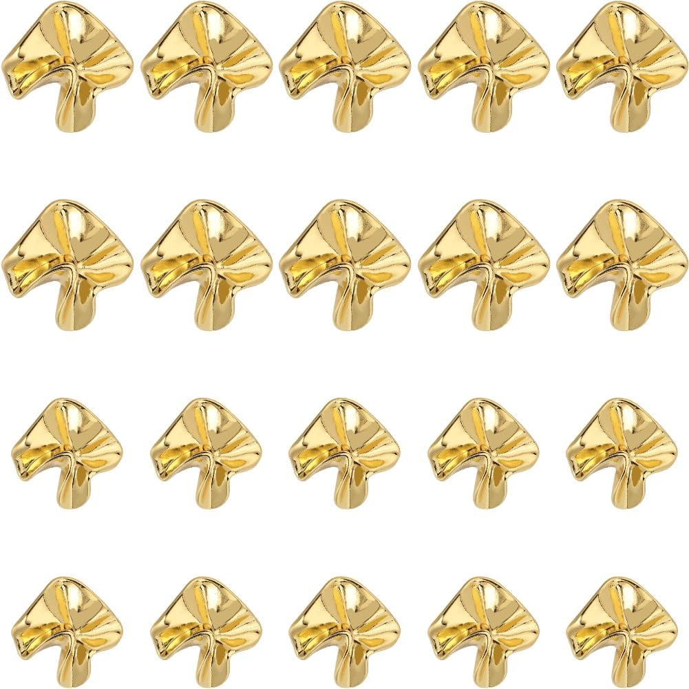 1box 20Pcs Unique Shape Sewing Buttons 28mm & 25mm Gold Buttons Bulk ...