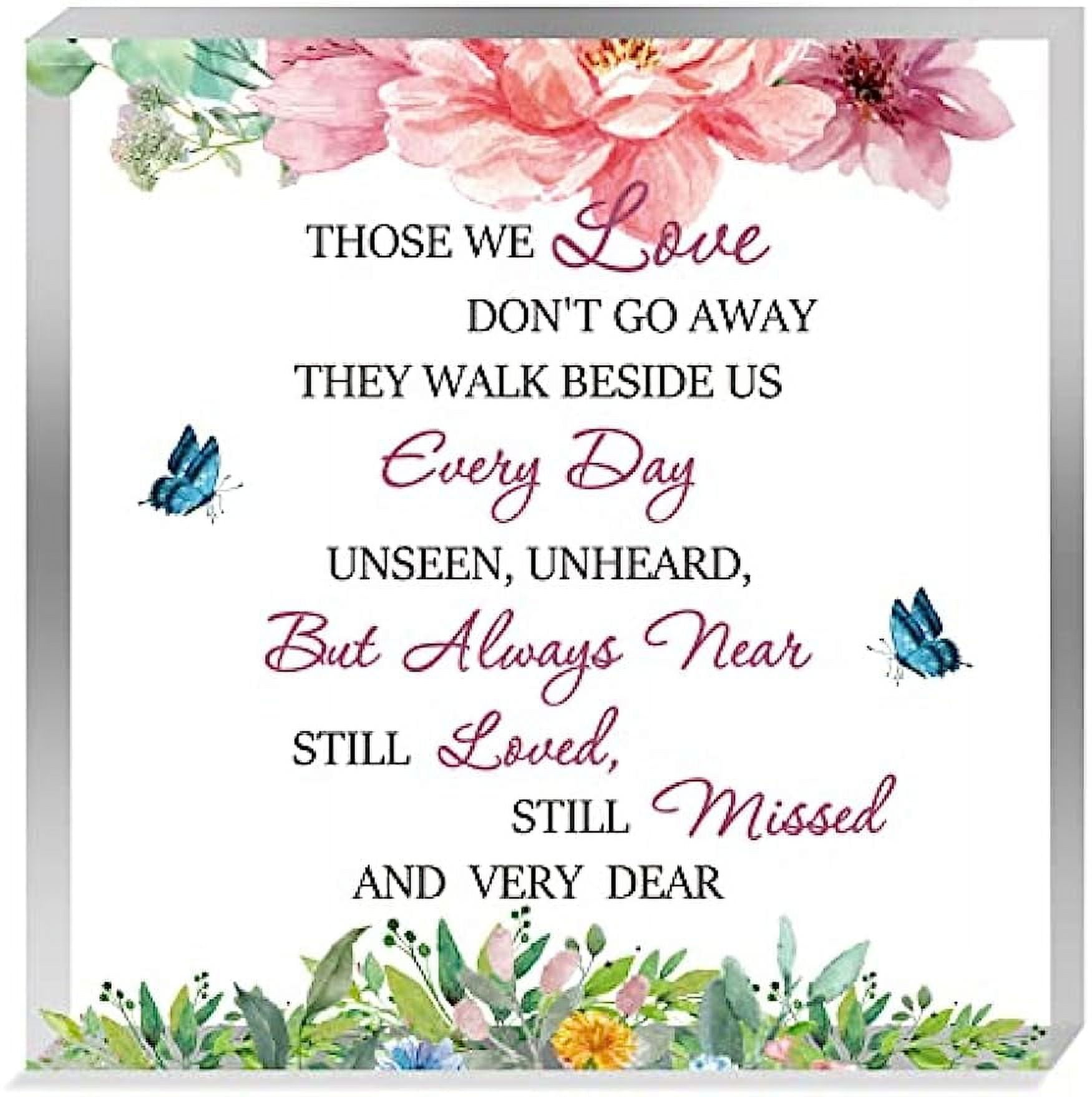 1box Sympathy Gift Remembrance Memorial Gift Those We Love Don't Go ...