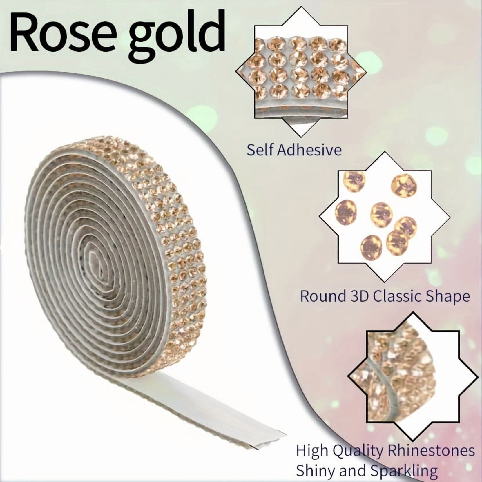 1cm Wide 91cm Long Crystal Self-adhesive Strip, Rhinestone Strip ...