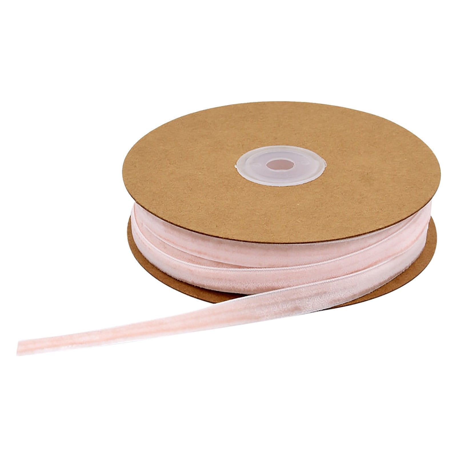 1cm Wide Velvet Ribbon for DIY and Flocking Velvet Texture for Wreaths ...