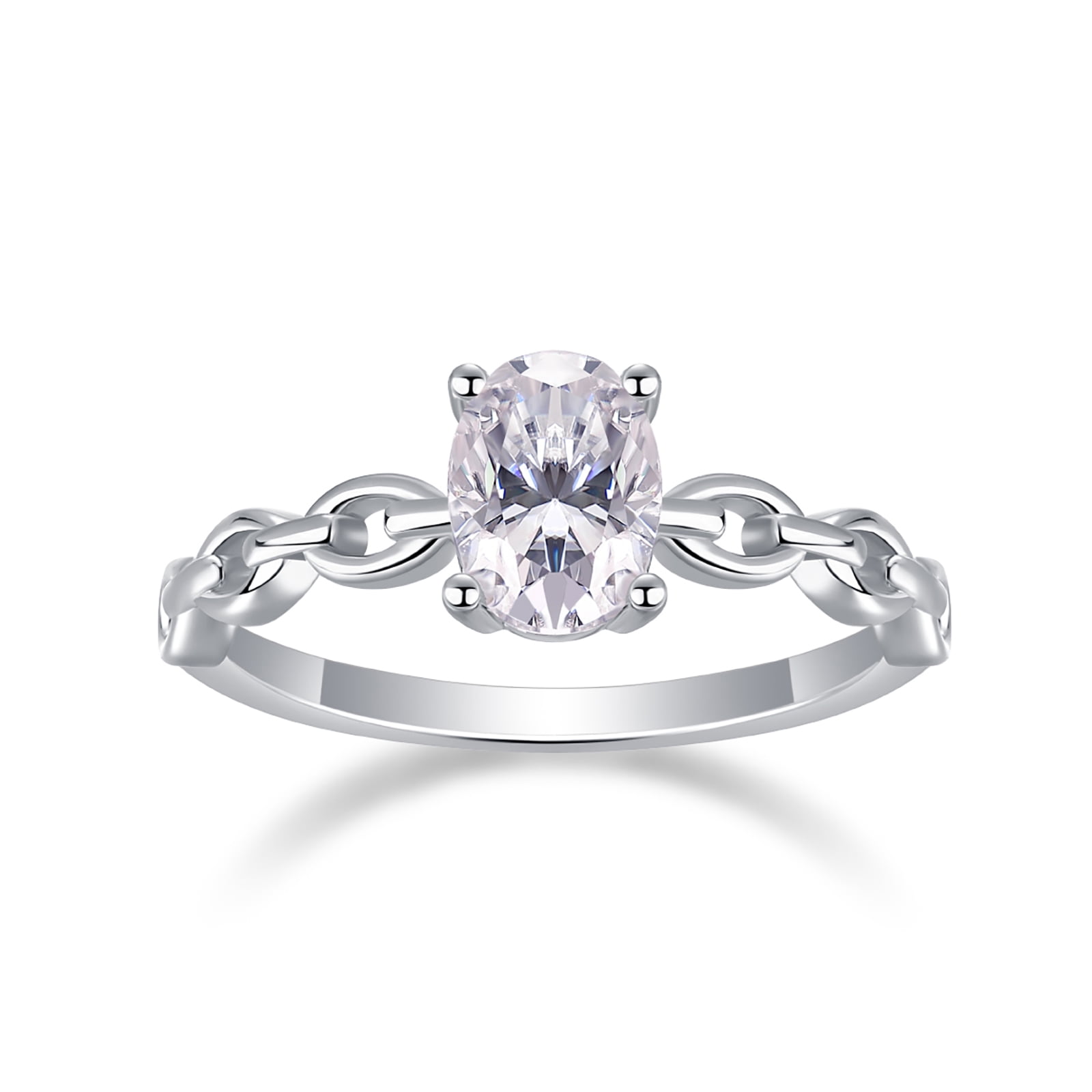 1ct/S925 Silver Moissanite Ring/Blazing/Gentlemen & Women/Party/Engagement/Wedding/Anniversary ...